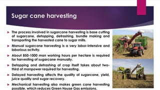 Sugercane harvesting machinery | PDF