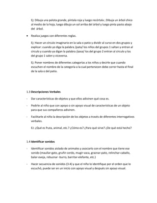 Sugerencias habilidades psicolinguisticas | DOC