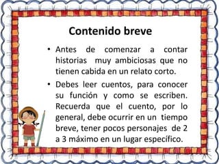 Pasos Para Escribir Un Cuento