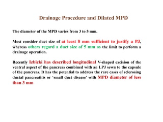 Sugery for chronic pancreatitis.dr quiyum | PPTX