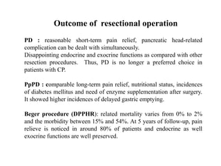Sugery for chronic pancreatitis.dr quiyum | PPTX