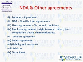 Indian Start Up and Legal Compliance | PPTX