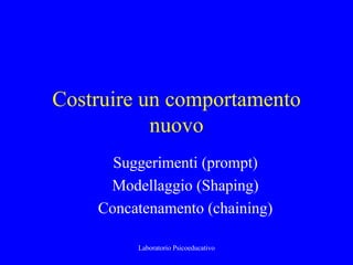 Suggerimenti shaping chaining v | PDF