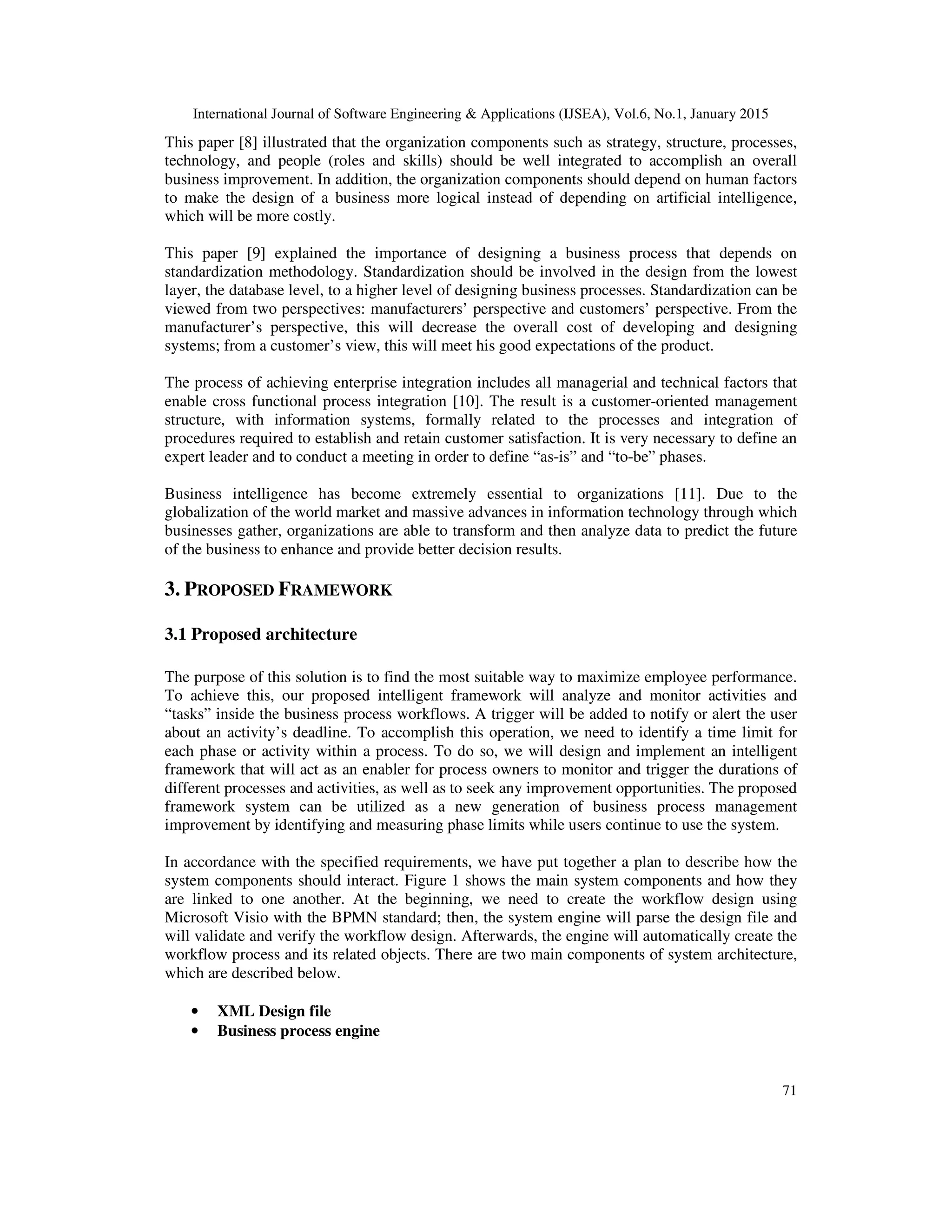 Suggest an intelligent framework for building business process management [ pdf ] | PDF