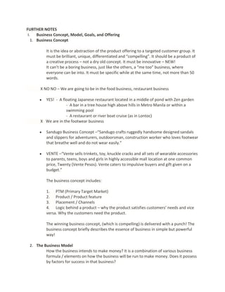 Suggested business plan format | DOCX