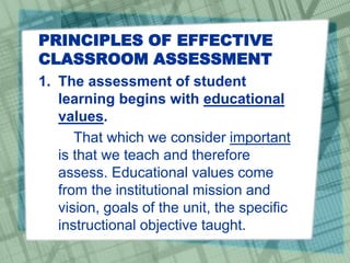 Suggested instructional objectives and assessment tools | PPTX