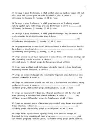 Questions & Answers MOB (Unit IV & Unit-V) by Dr. G C Mohanta ...