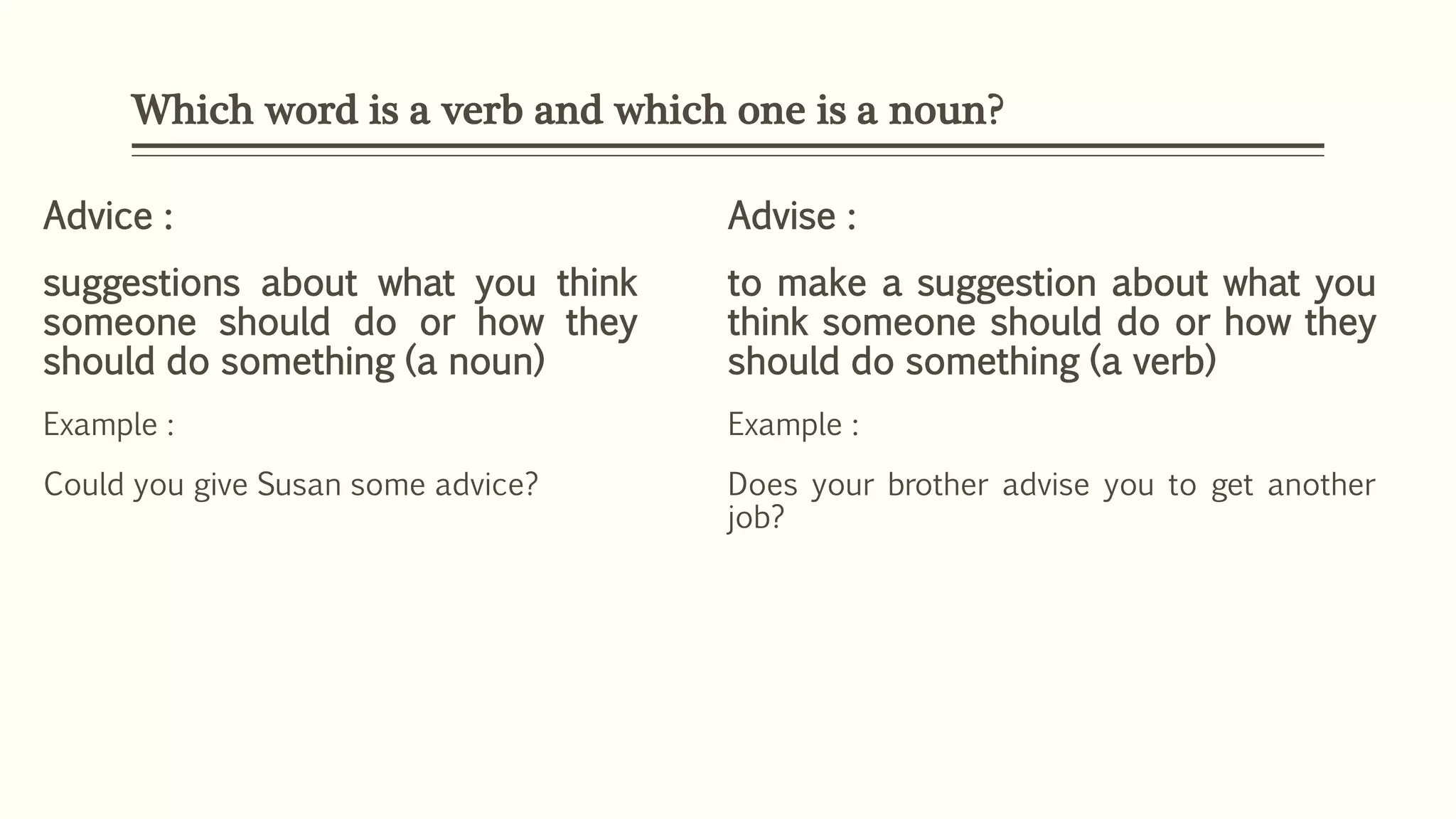 Suggestion and giving advice | PPTX