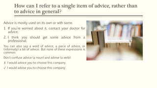 Suggestion and giving advice | PPTX