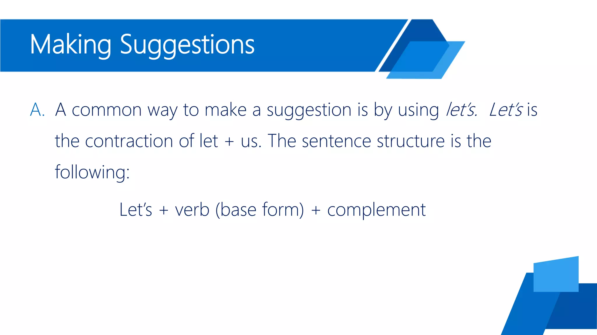 Suggestions and demons.pron. | PPTX