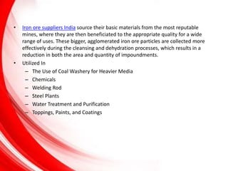 The reduction reaction of iron ore | PPTX