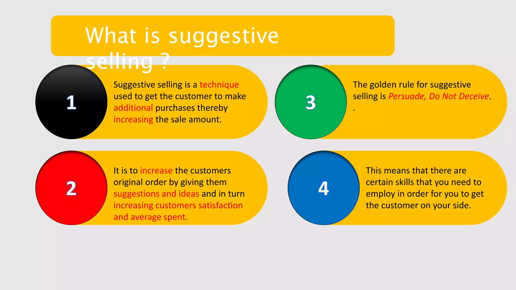 Suggestive selling | PPTX