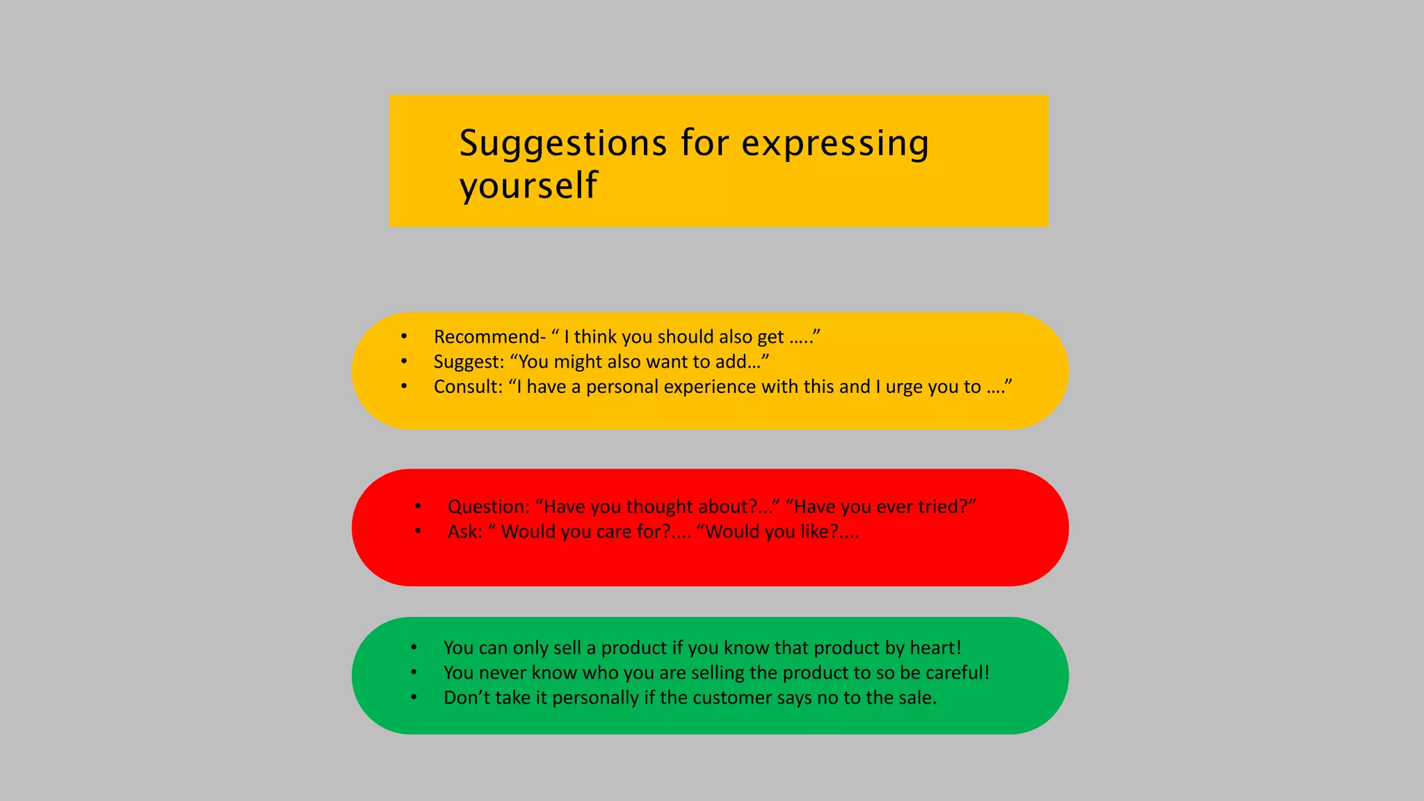 Suggestive selling | PPTX