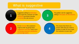 Suggestive selling | PPTX