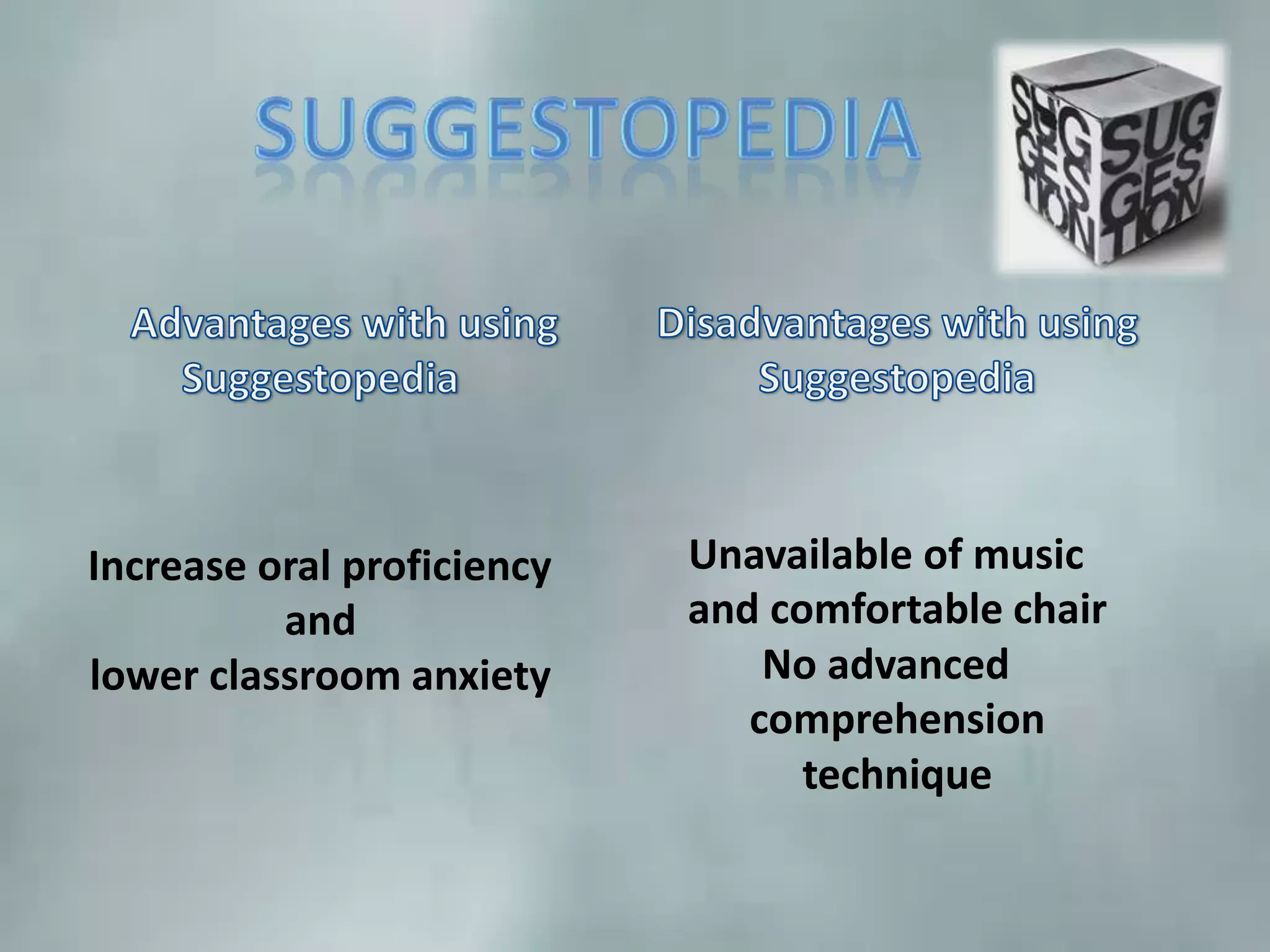 Suggestopedia | PPTX