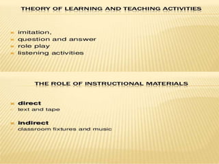 suggestopedia of learning in curriculum method | PDF