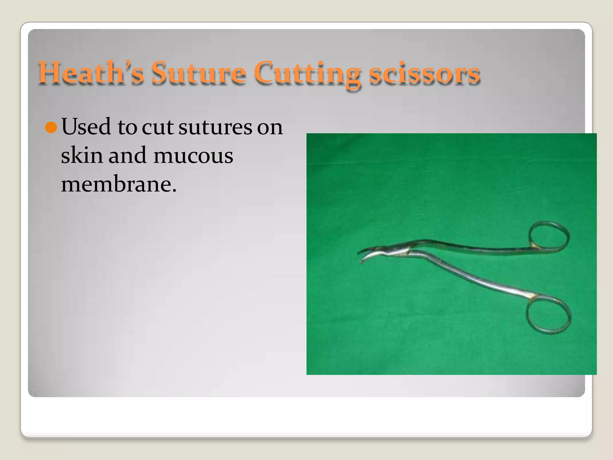 Surgical Instrument (OT Instruments) | PPTX