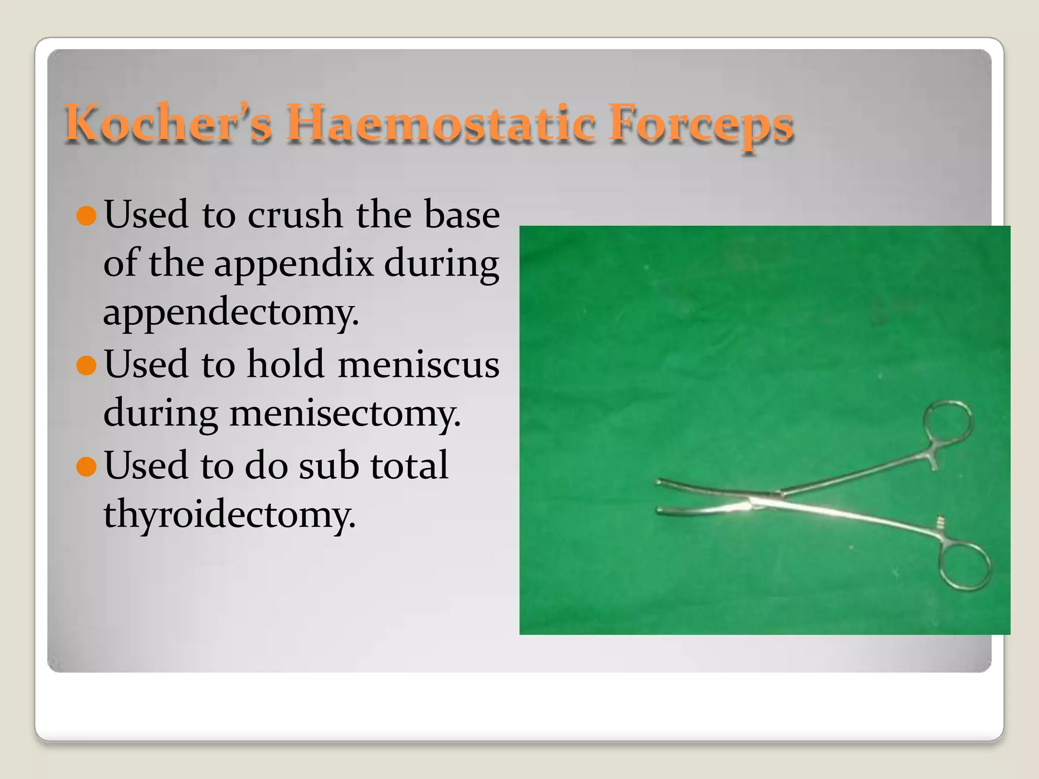 Surgical Instrument (OT Instruments) | PPTX