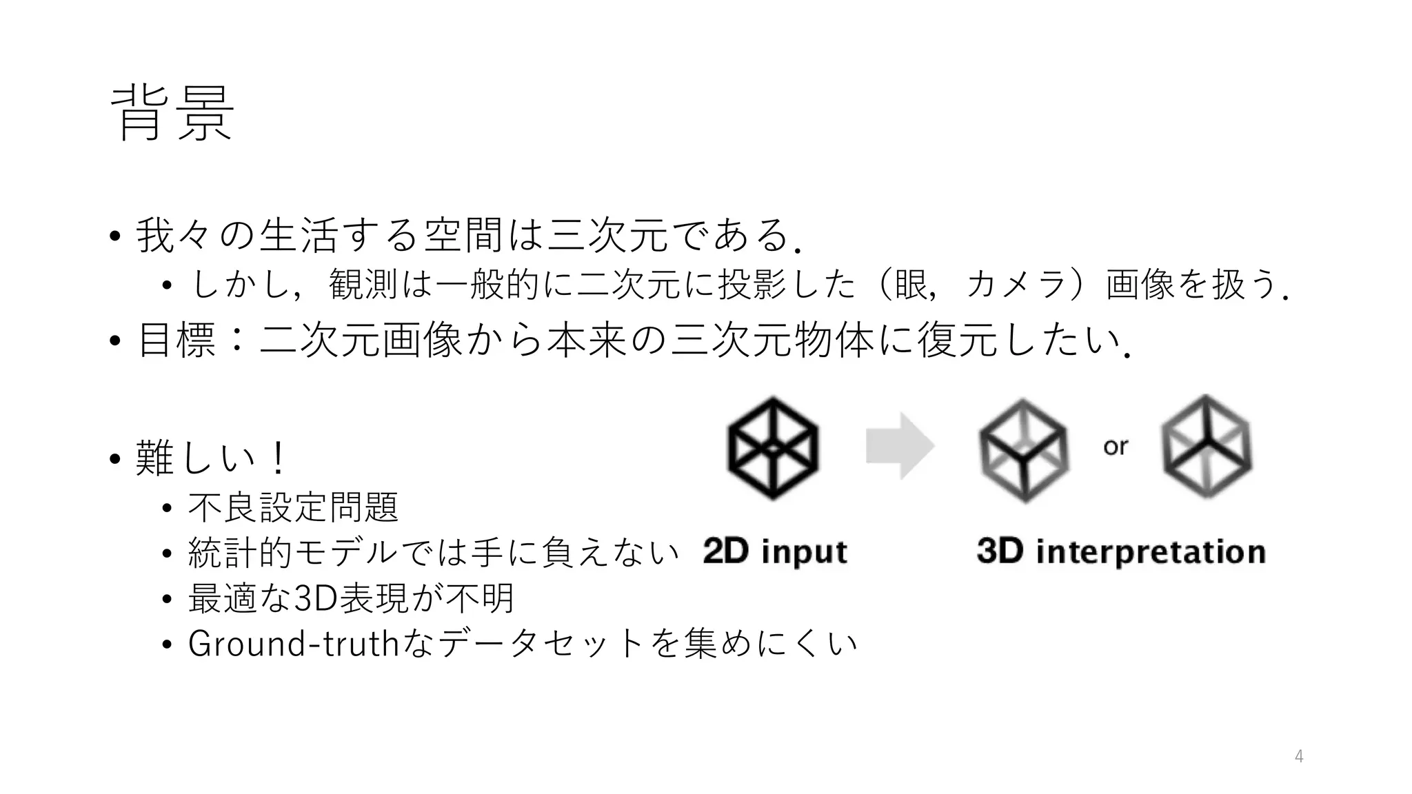 [DL輪読会]Unsupervised Learning of 3D Structure from Images | PPT
