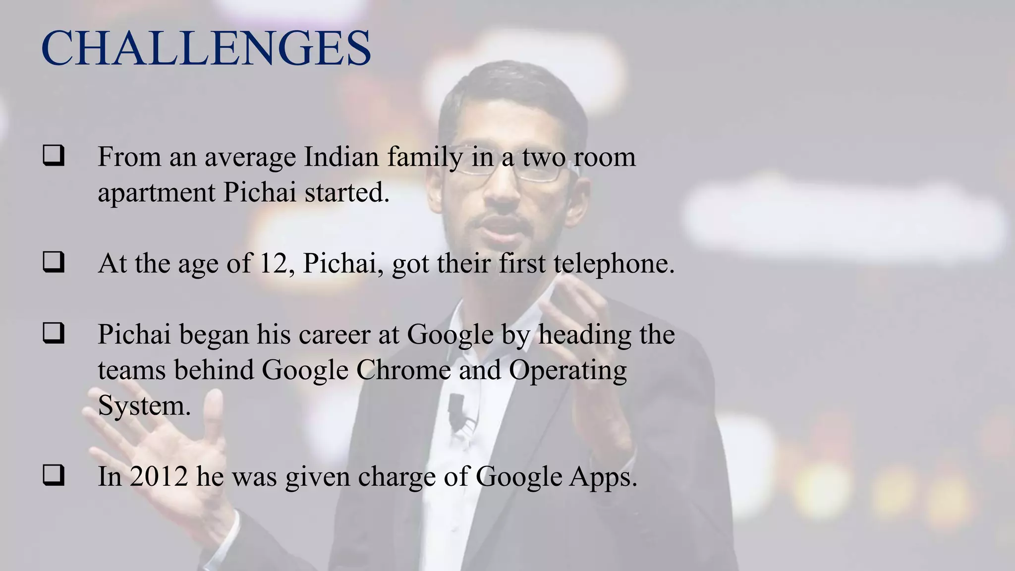 Sundar pichai | PPTX