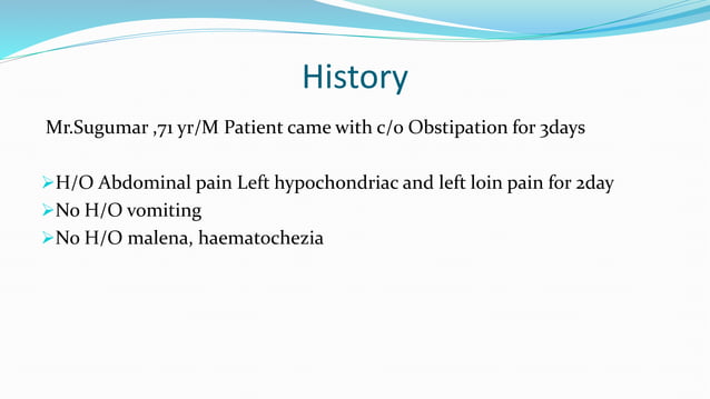 Carcinoma rectosigmoid region tumor board | PPT