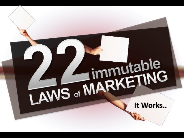 22 immutable laws of marketing list - ferlane
