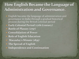 HISTORICAL BACKGROUND OF ENGLISH | PPTX