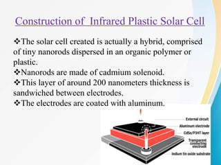 Infrared Plastic Solar Cell PPT | PPTX