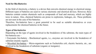 suhas.ppt.pptx ppt about bio battery useful | PPT