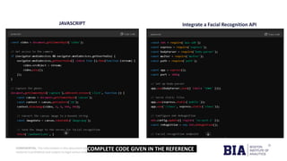 Leveraging AI for Advanced Facial and Biometric Authentication | PPTX