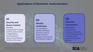 Leveraging AI for Advanced Facial and Biometric Authentication | PPTX
