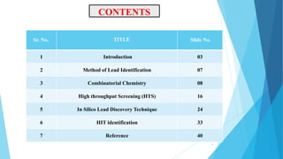 LEAD IDENTIFICATION BY SUHAS PATIL (S.K.) | PPTX