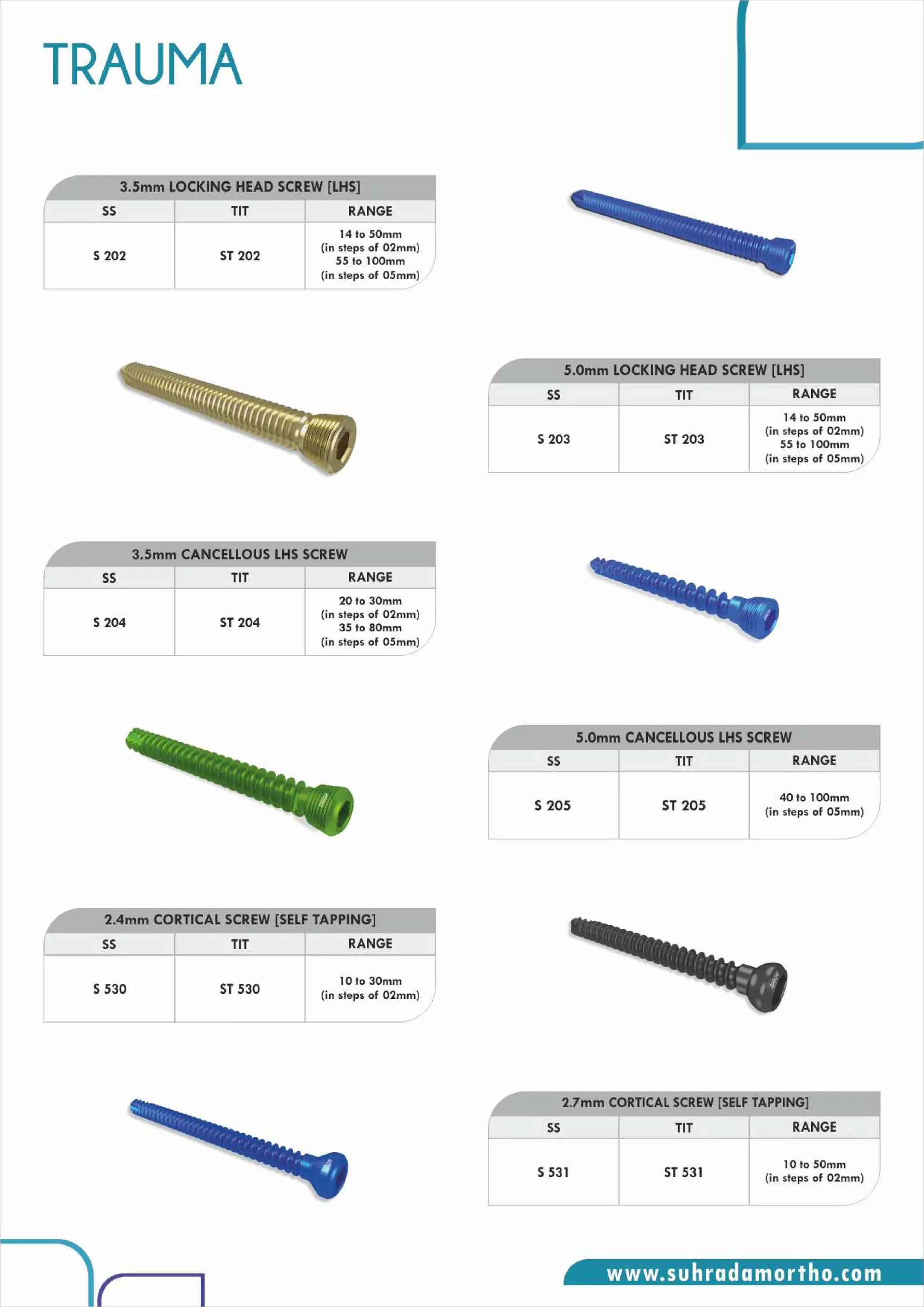 Suhradam ortho trauma brochure [new] | PDF