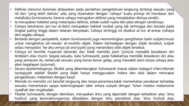 Suhrawardi al-Maqtul iluminasi bagus .pptx | Free Download