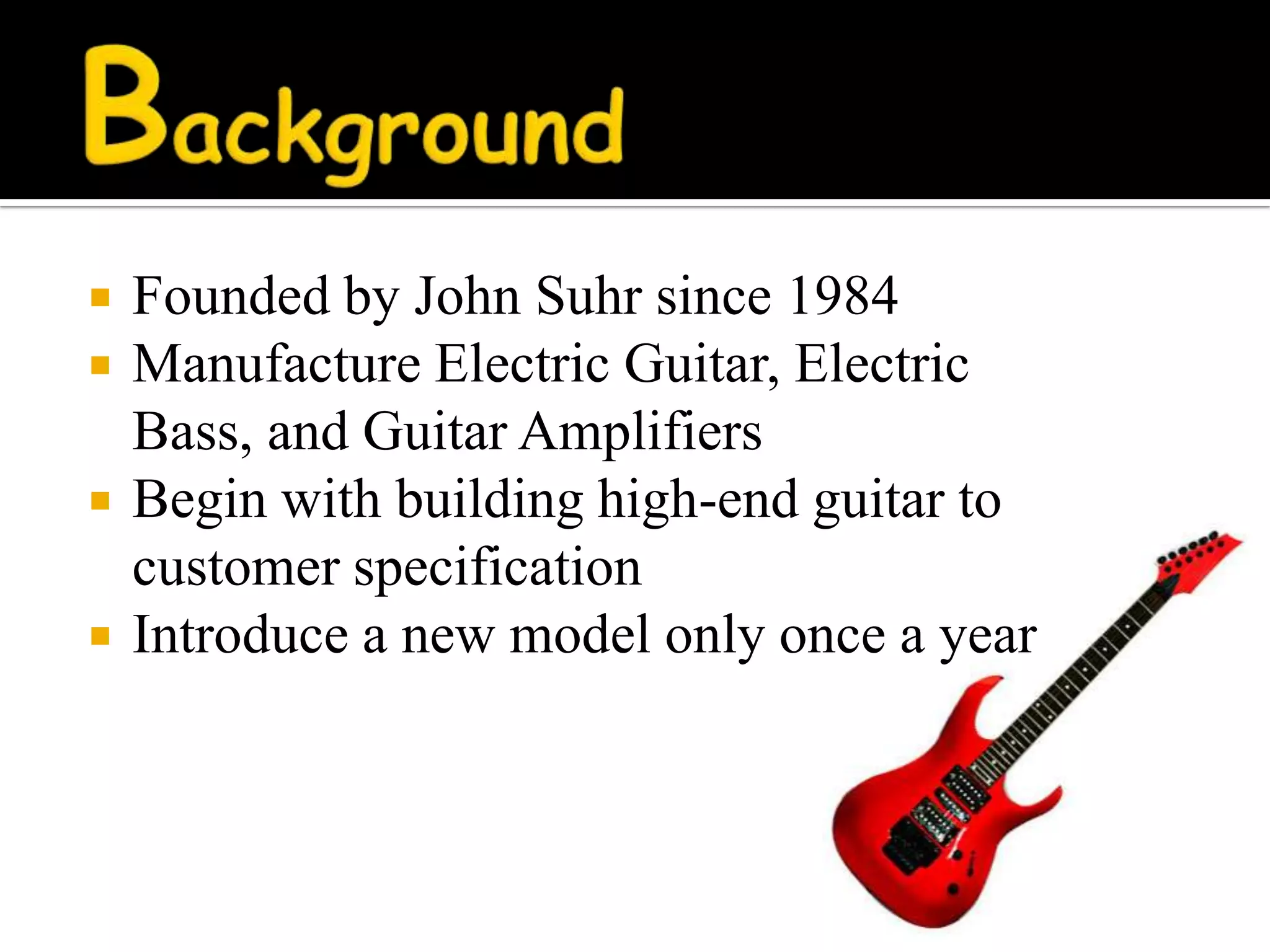 Suhr guitar powerpoint | PPT