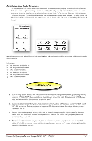 Suhu | PDF