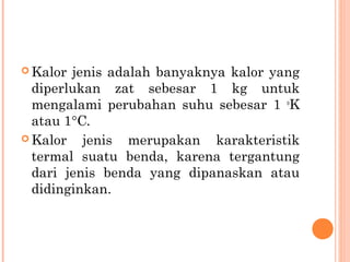 Suhu dan kalor | PPT