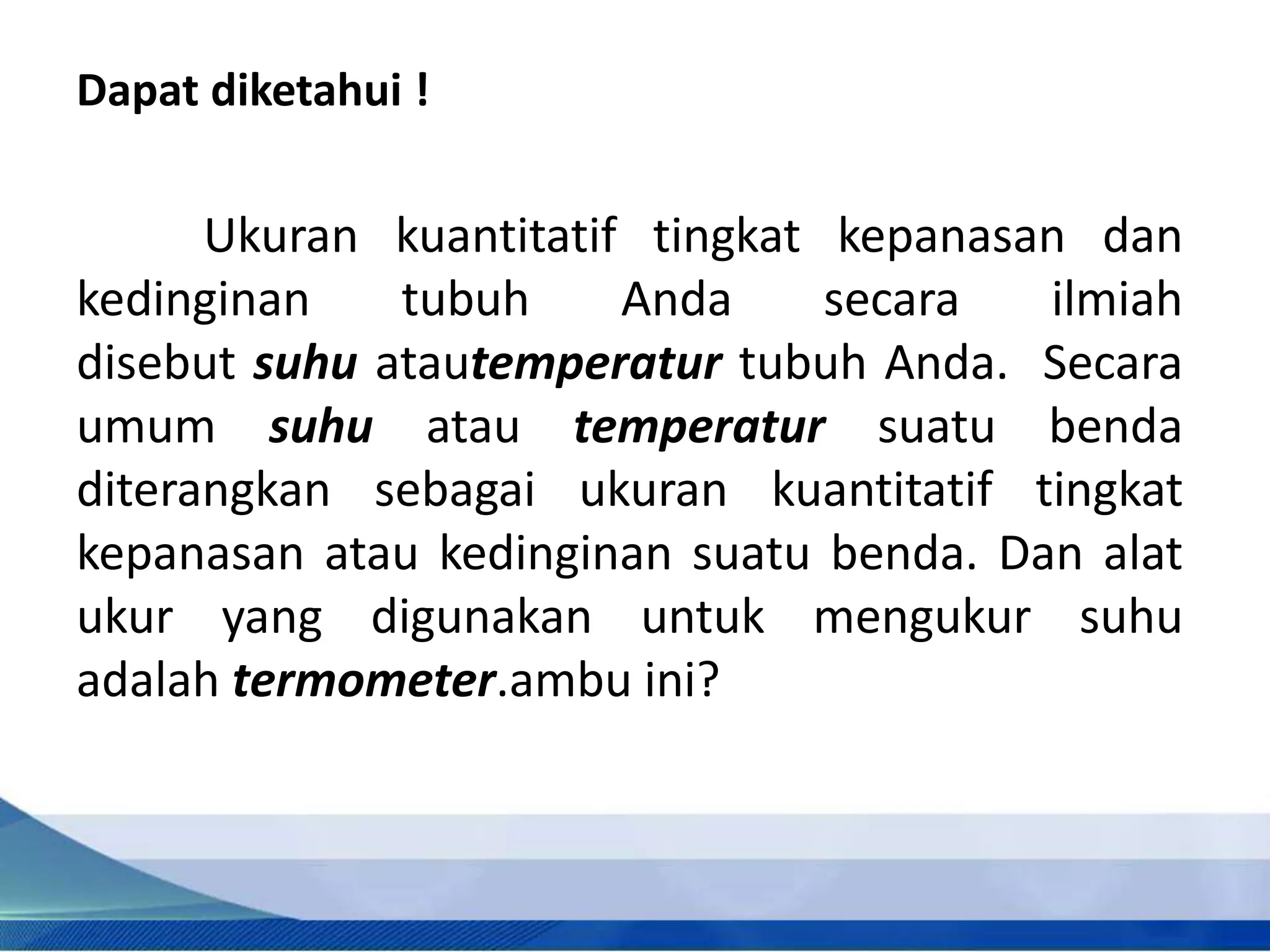 Suhu dan kalor | PPTX