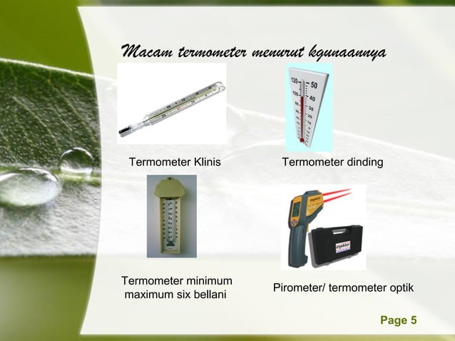 Suhu dan termometer | PPT
