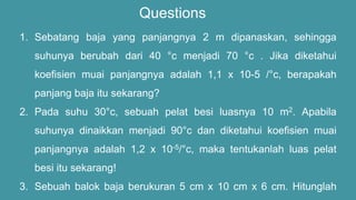 SUHU(konversi suhu) , KALOR DAN PEMUAIAN.pptx