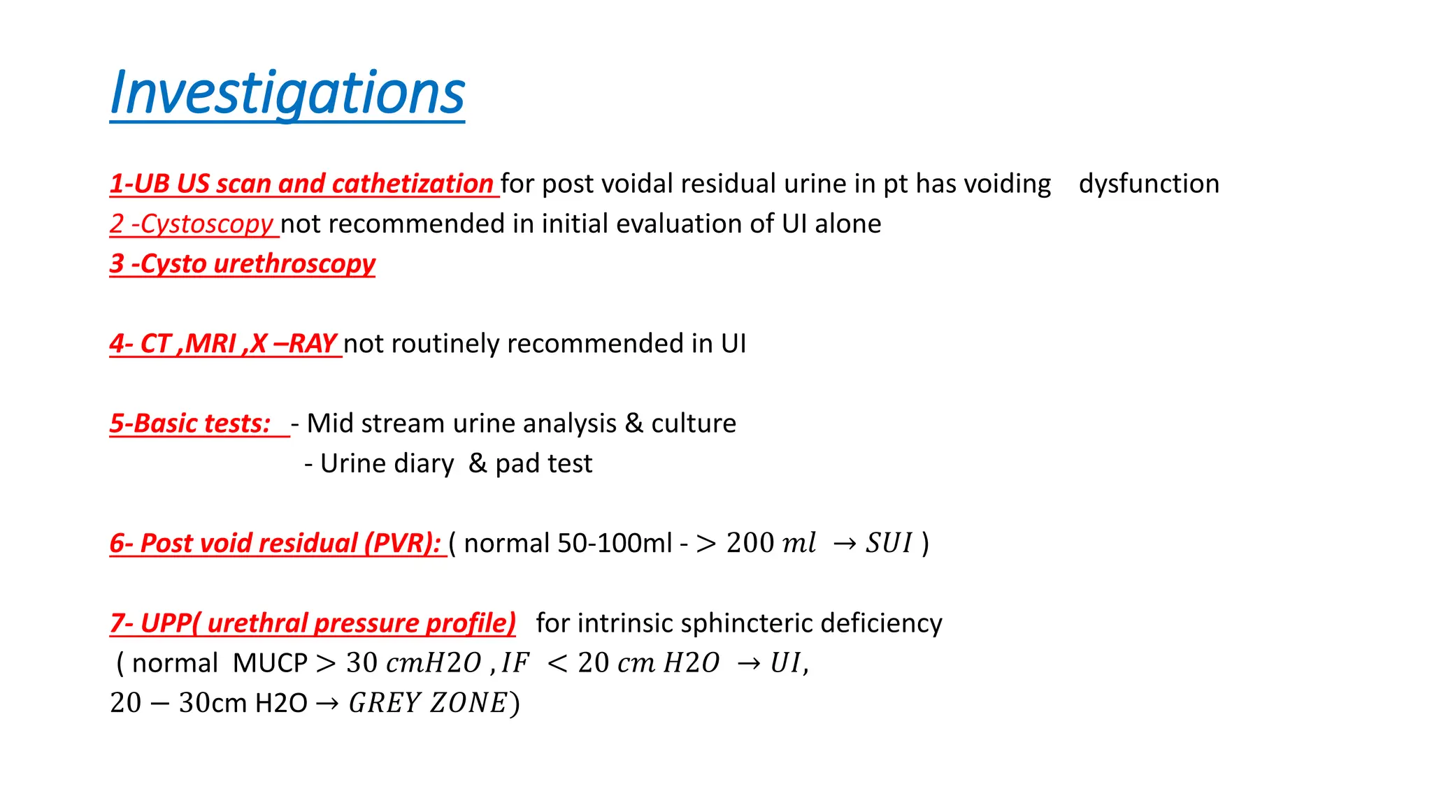 Stress urinary incontinence .........pptx