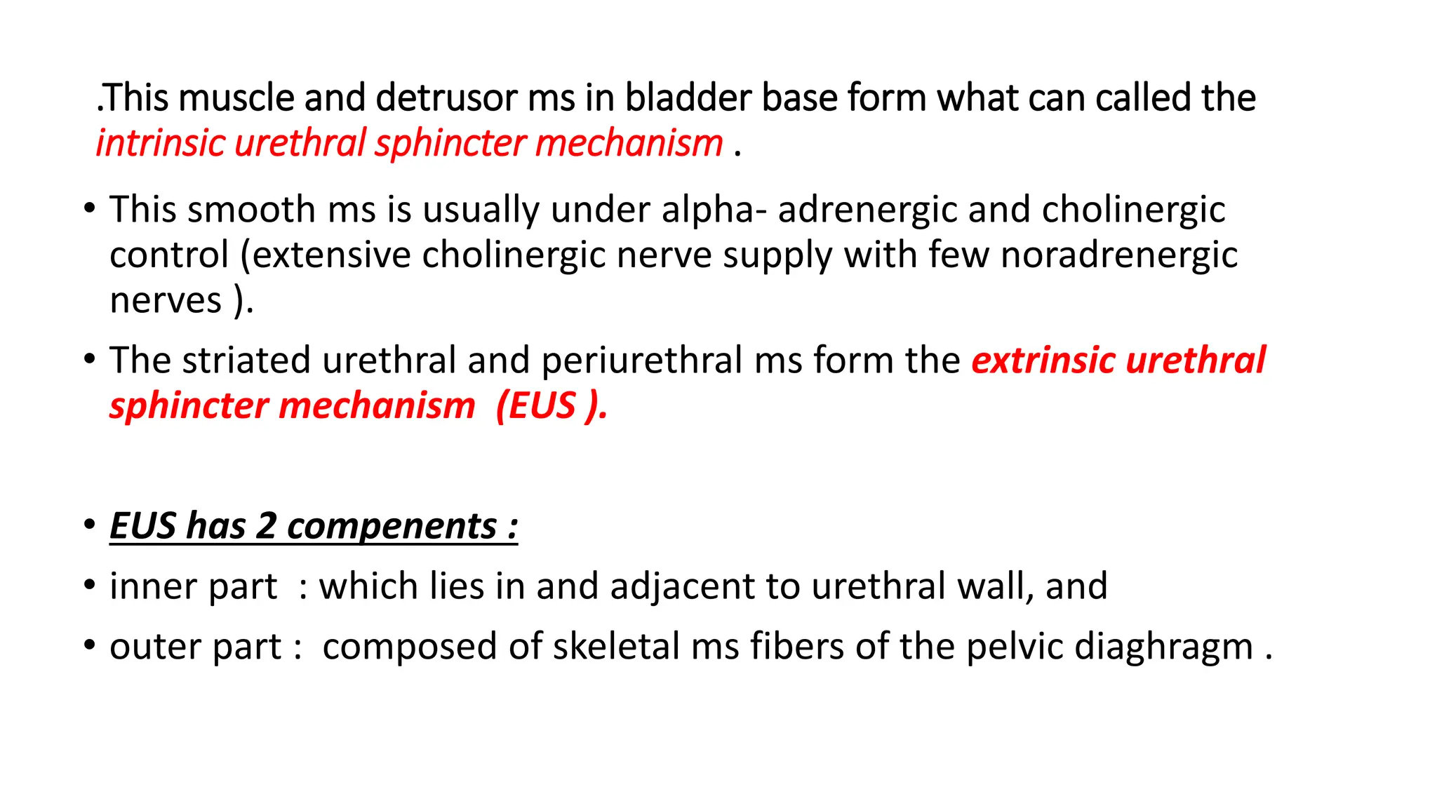 Stress urinary incontinence .........pptx