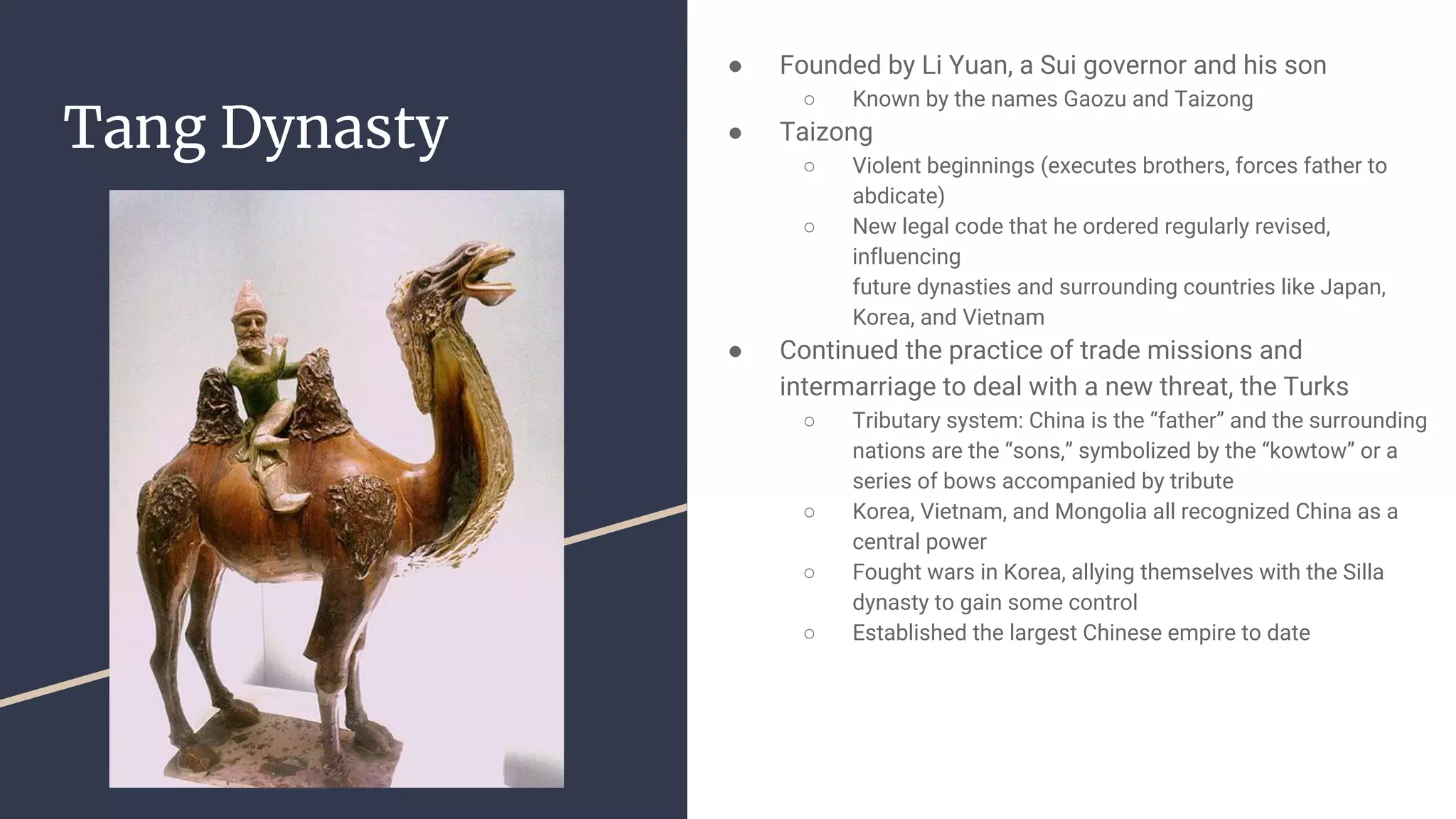 Sui and tang dynasties of china, the silla dynasty of korea, and the ...