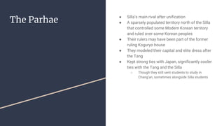 Sui and tang dynasties of china, the silla dynasty of korea, and the ...