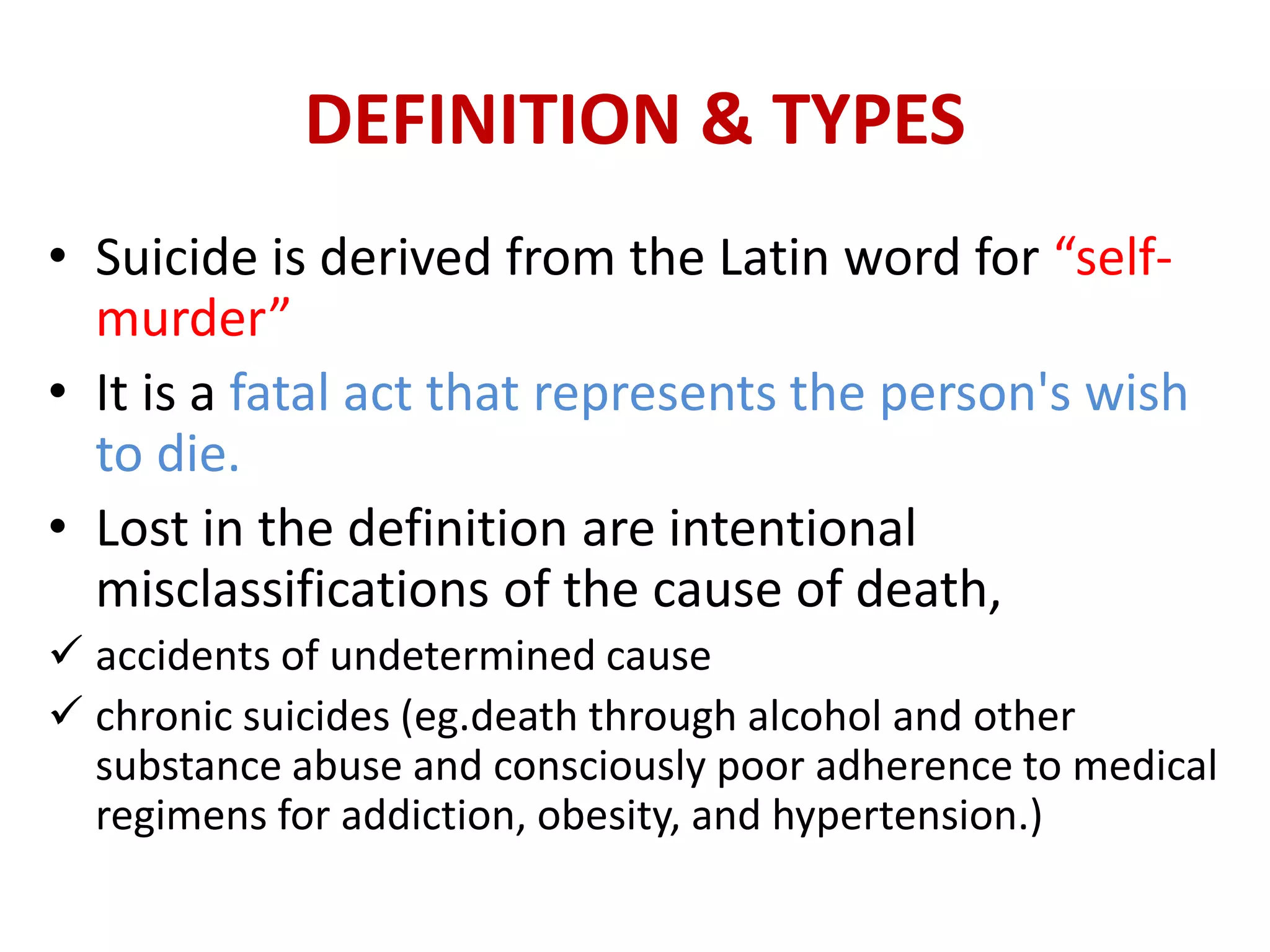 Suicide | PPTX