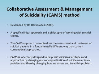 Suicide:Risk Assessment & Interventions | PPTX