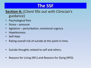 Suicide:Risk Assessment & Interventions | PPTX