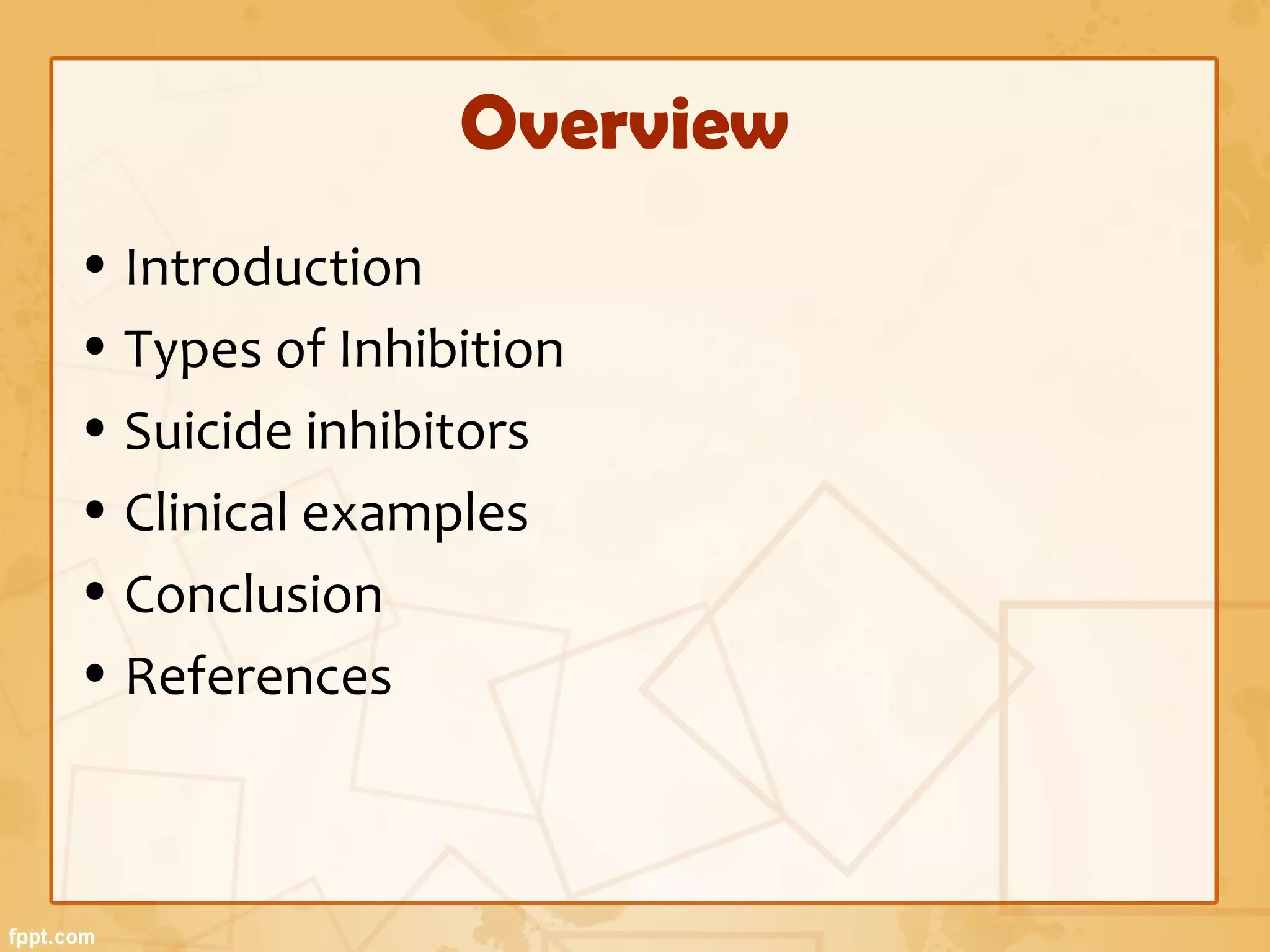 Suicide inhibitors | PPT
