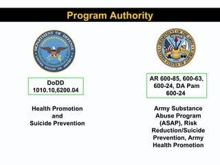 Army Substance Abuse Program Logo