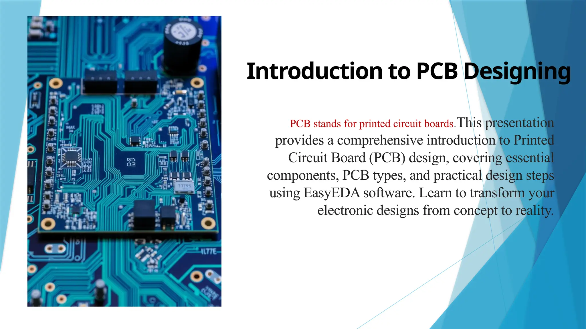Welcome to the pcb workshop introduction.pptx
